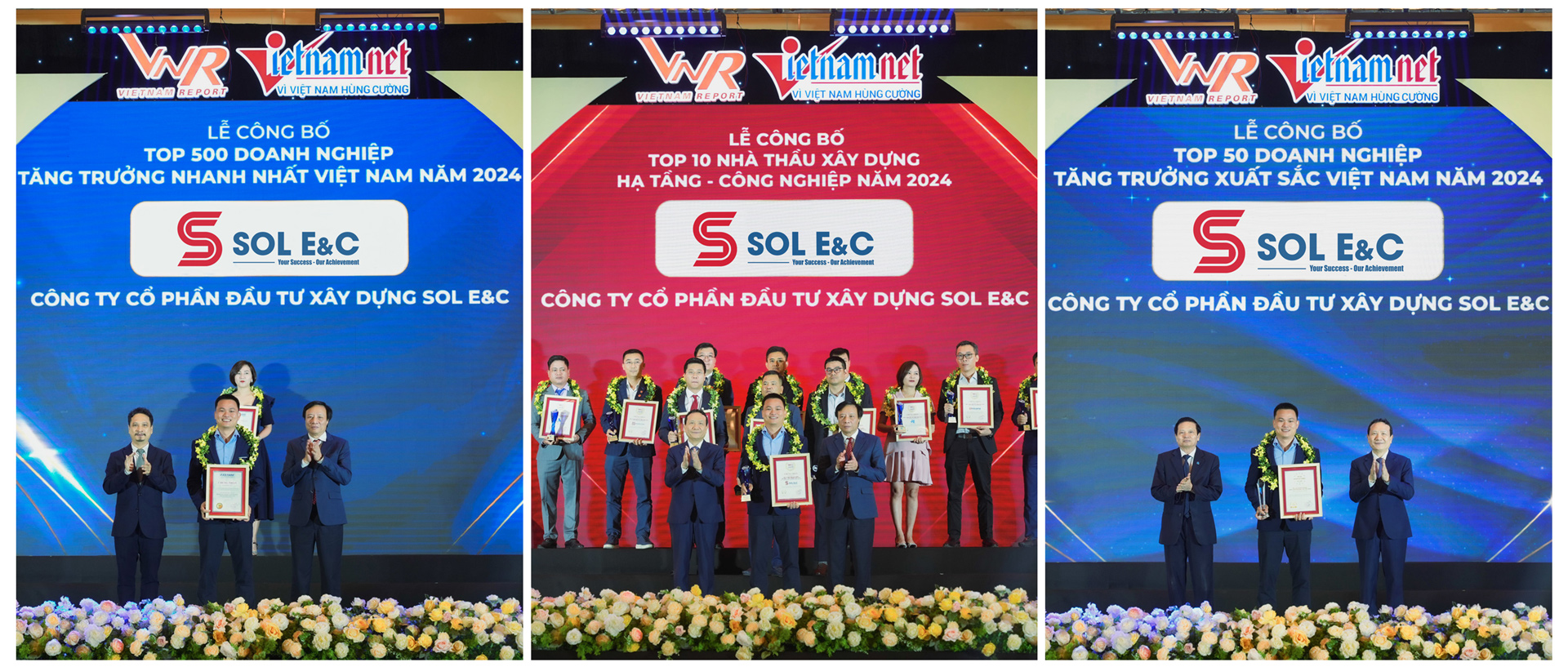 SOL E&C được vinh danh trong TOP 5 công ty xây dựng uy tín hàng đầu ...